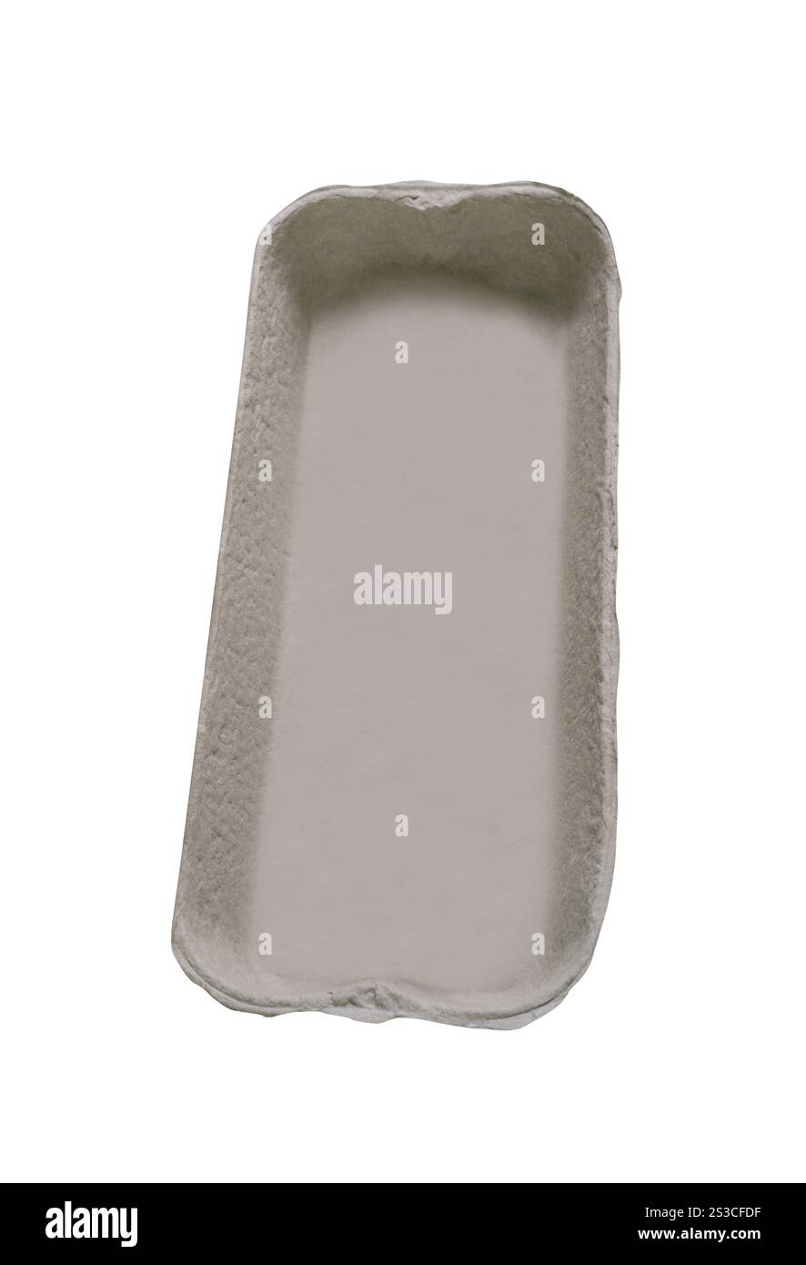 Empty egg box isolated Stock Photo - Alamy