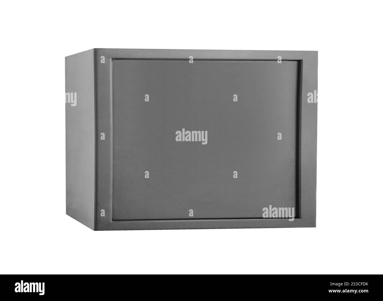Steel safe isolated Stock Photo - Alamy