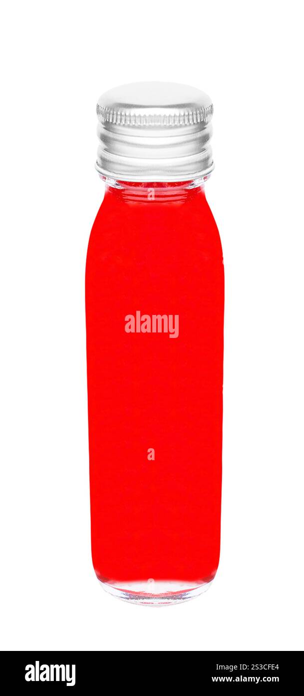Glass flask in chemical Cut Out Stock Images & Pictures - Alamy