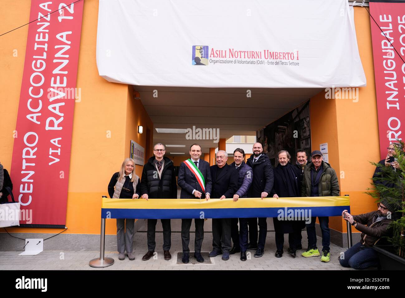 Torino, Italia. 09th Jan, 2025. Inaugurazione del nuovo housing sociale ...