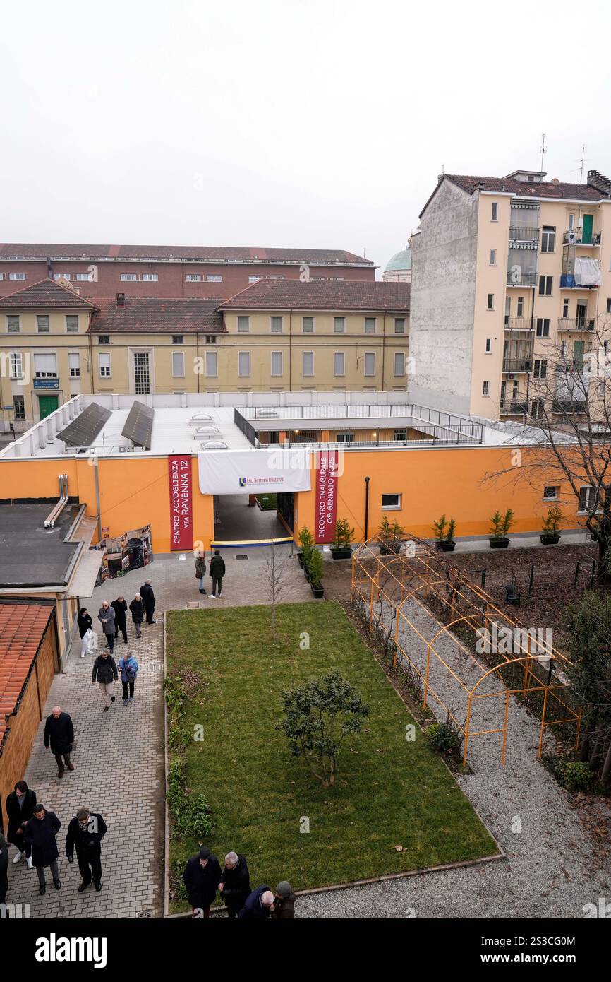 Torino, Italia. 09th Jan, 2025. Inaugurazione del nuovo housing sociale ...