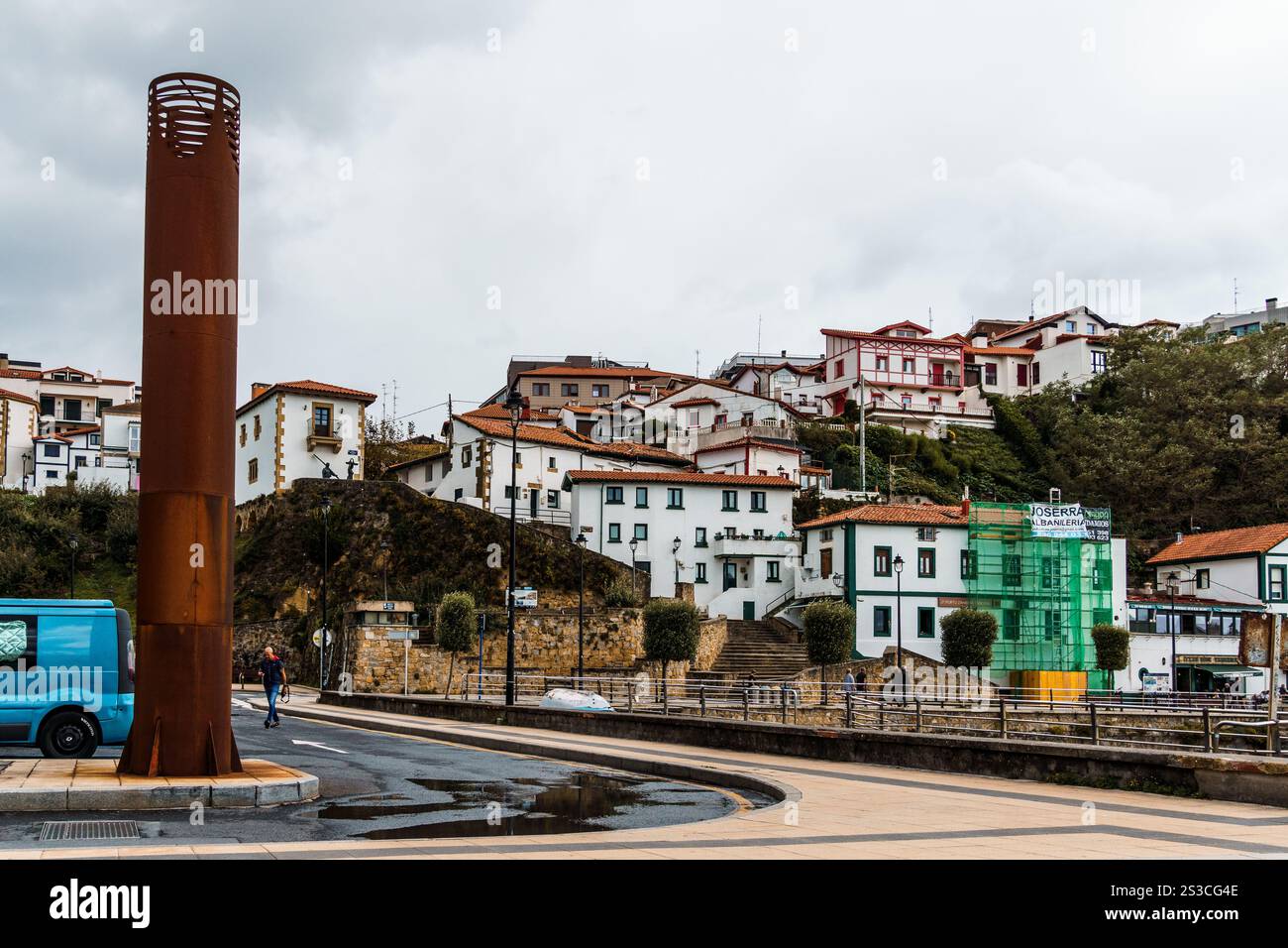 Getxo, Spain - October 10, 2024: Algorta Old Port in Getxo Stock Photo ...