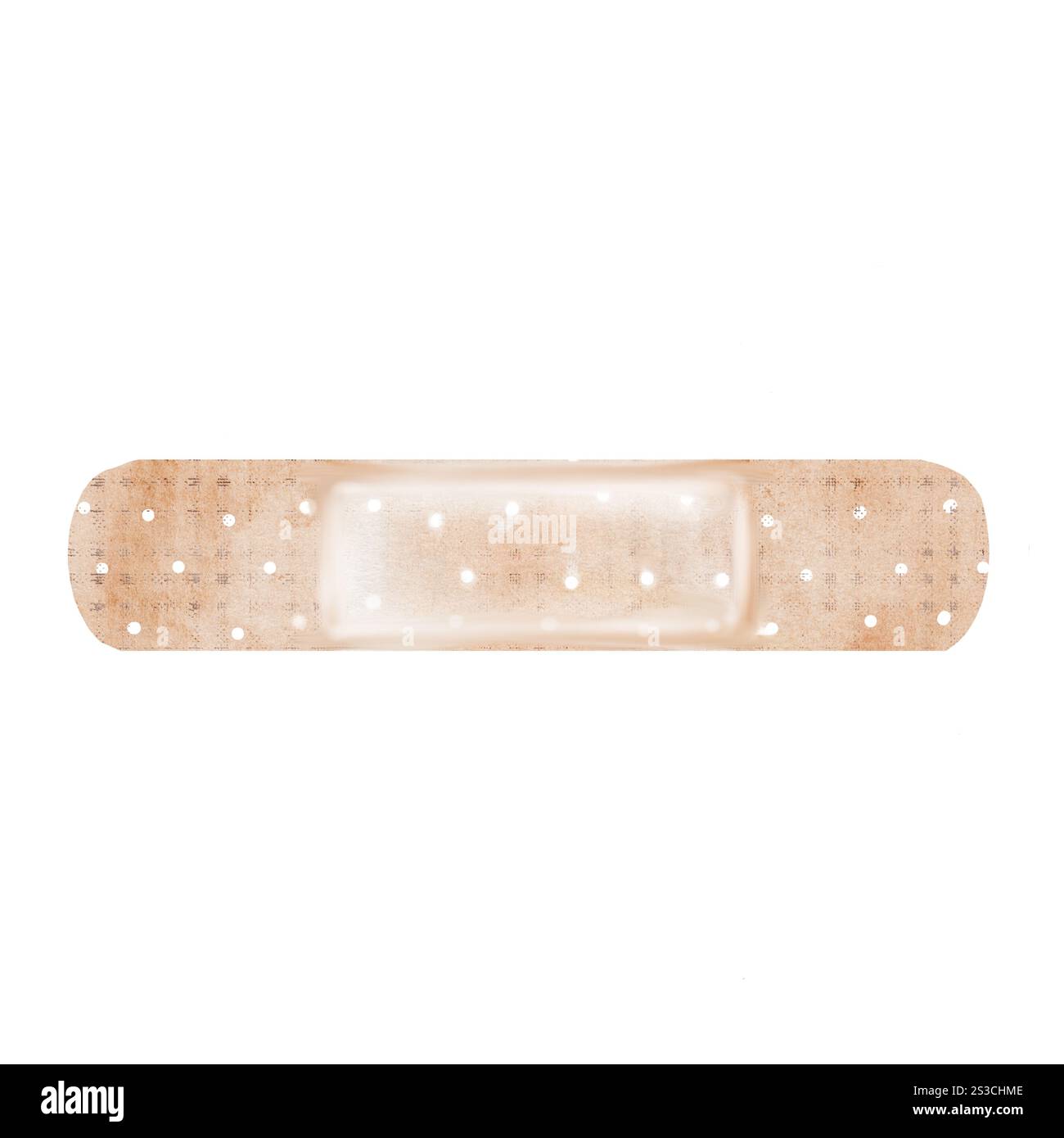 Adhesive plaster watercolor. Hand drawn protective patch. Medical ...