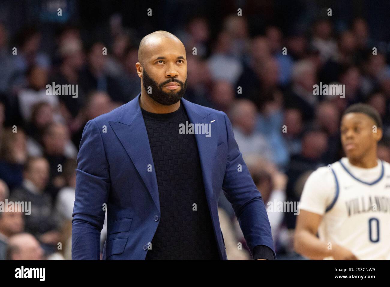 Villanova head coach Kyle Neptune during an NCAA college basketball ...