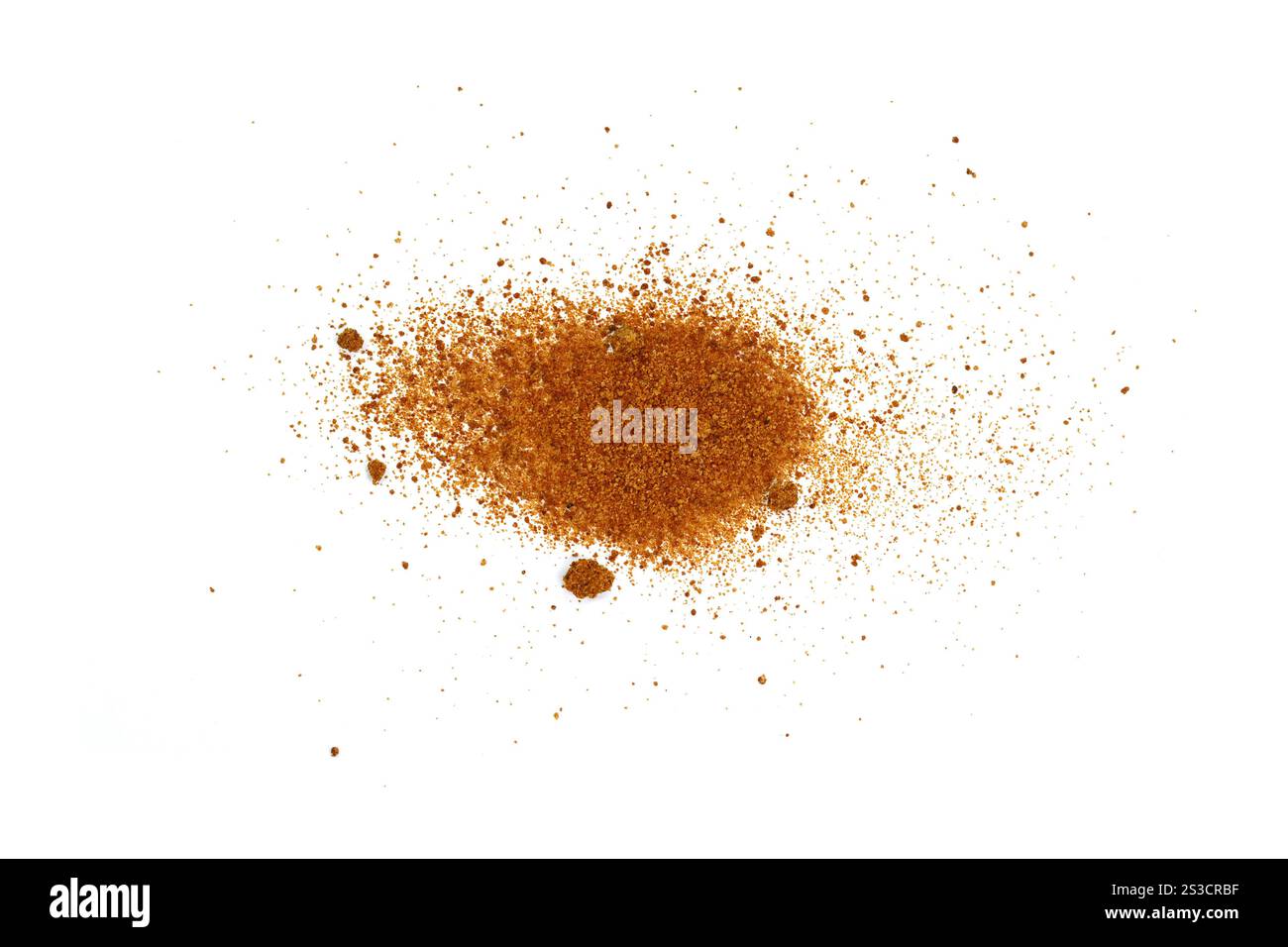 Pile of coconut palm sugar isolated on a white background. Coco sap ...