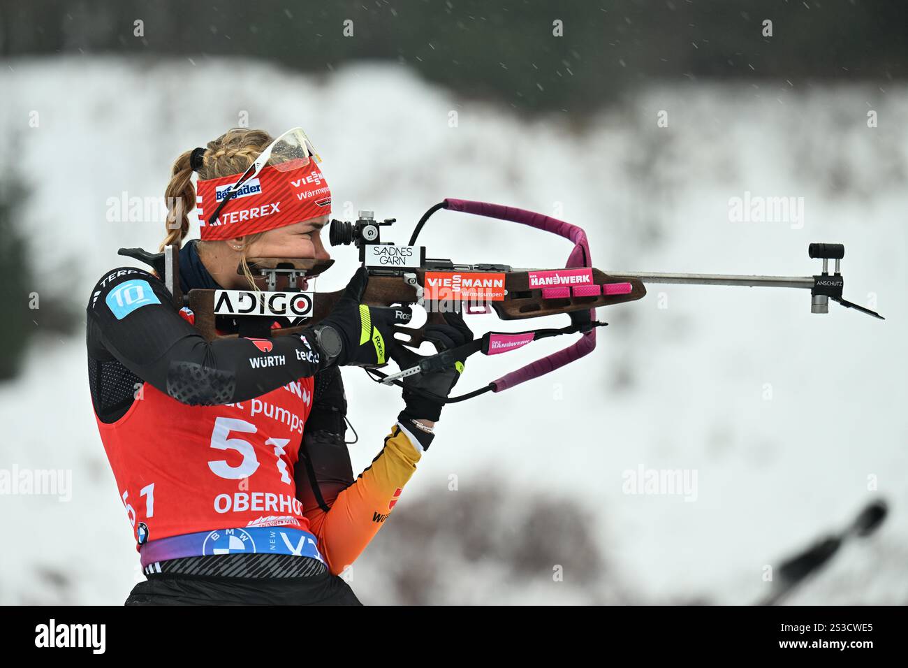 Oberhof, Germany. 09th Jan, 2025. Biathlon: World Cup, sprint 7.5 km ...