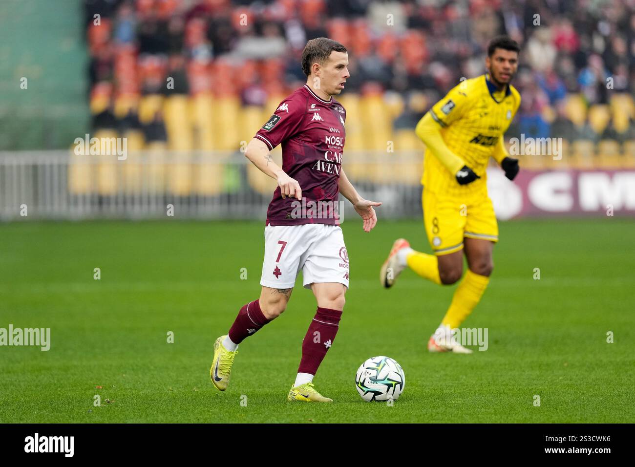 07 Gauthier HEIN (fcm) during the Ligue 2 BKT match between Metz and ...