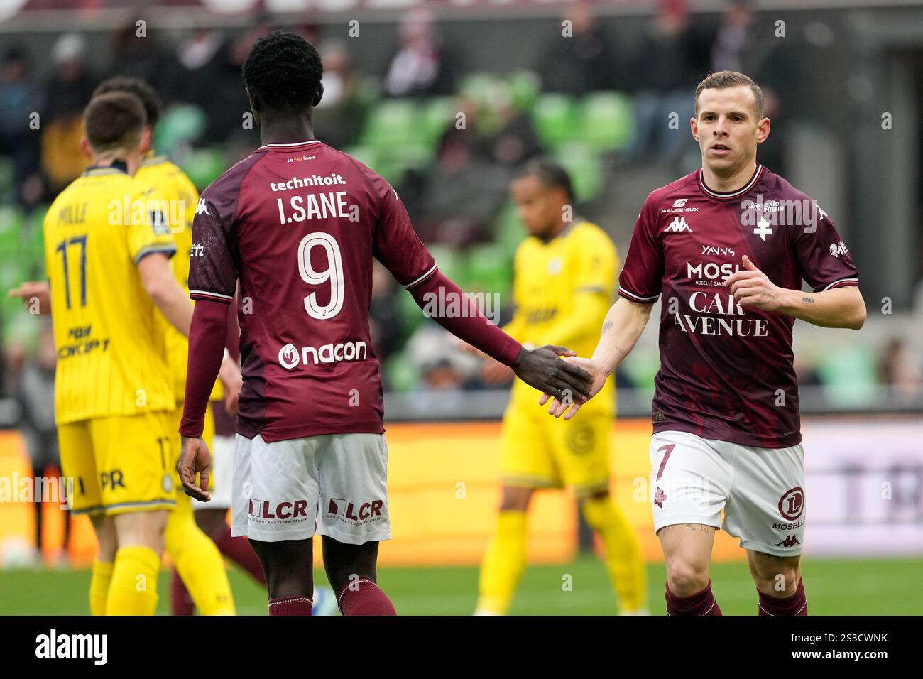 07 Gauthier HEIN (fcm) during the Ligue 2 BKT match between Metz and ...