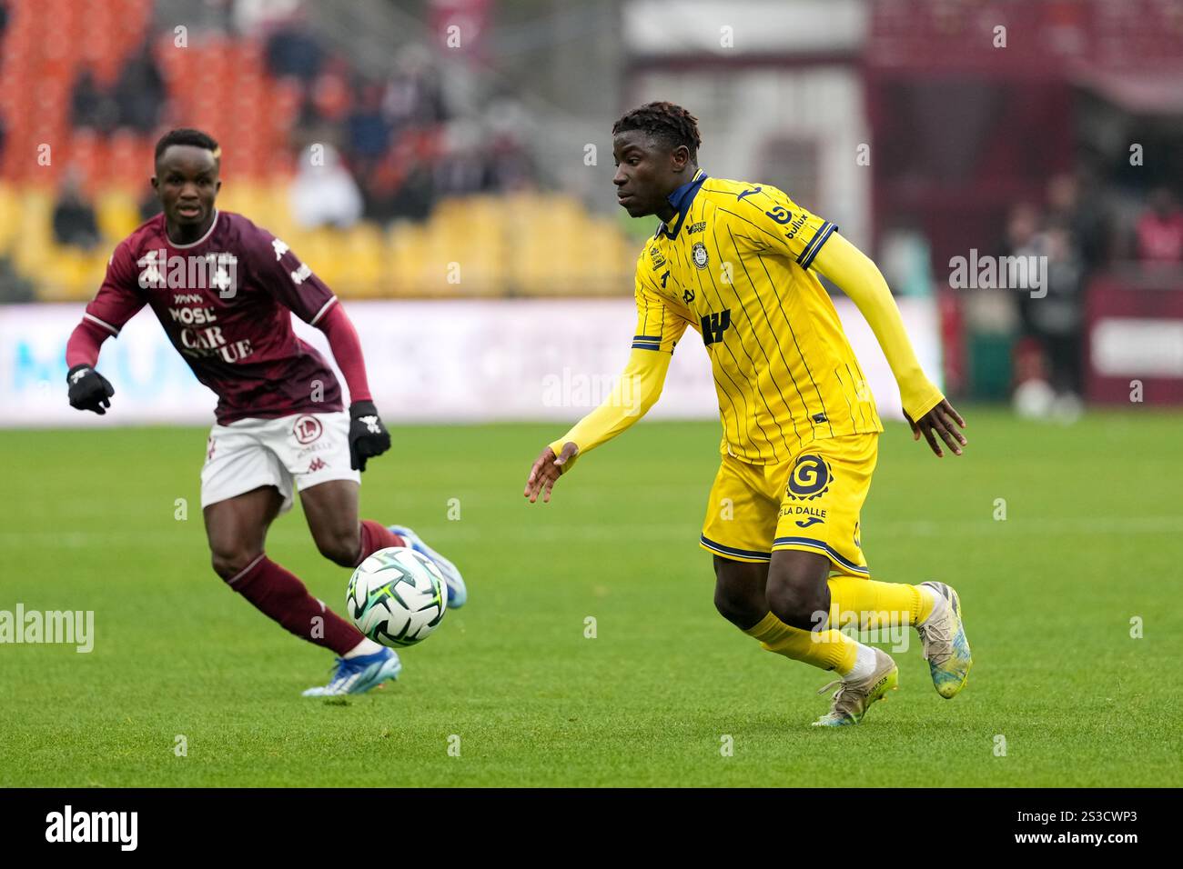 09 Pathe MBOUP (pau) during the Ligue 2 BKT match between Metz and Pau ...