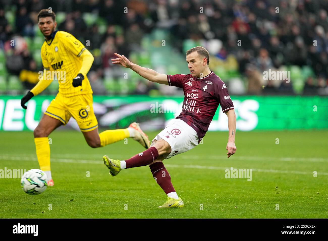 07 Gauthier HEIN (fcm) during the Ligue 2 BKT match between Metz and ...