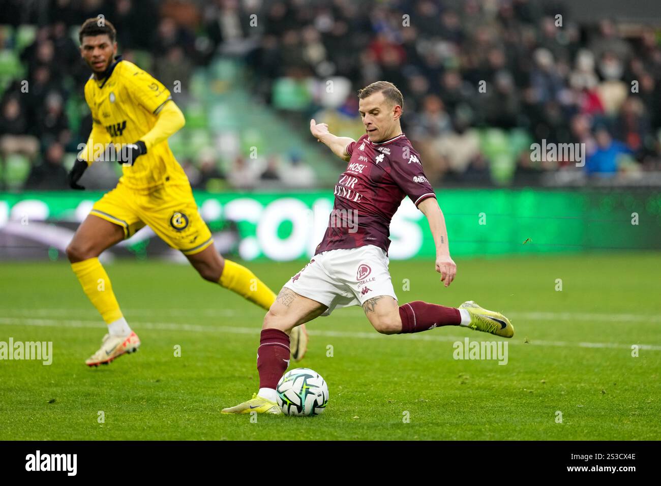 07 Gauthier HEIN (fcm) during the Ligue 2 BKT match between Metz and ...