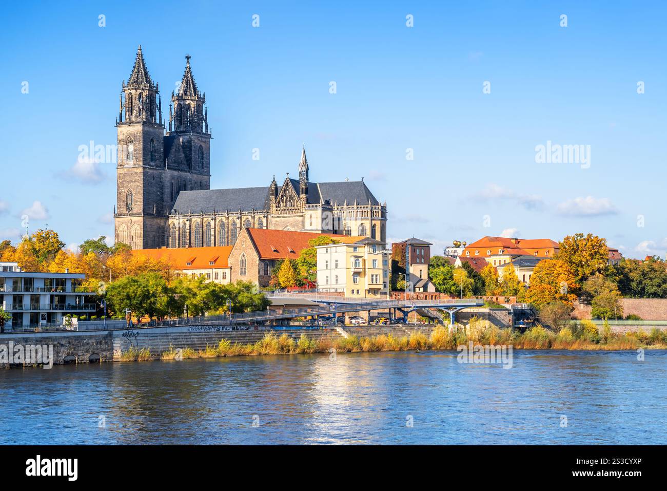 Old city of Magdeburg, germany Stock Photo - Alamy