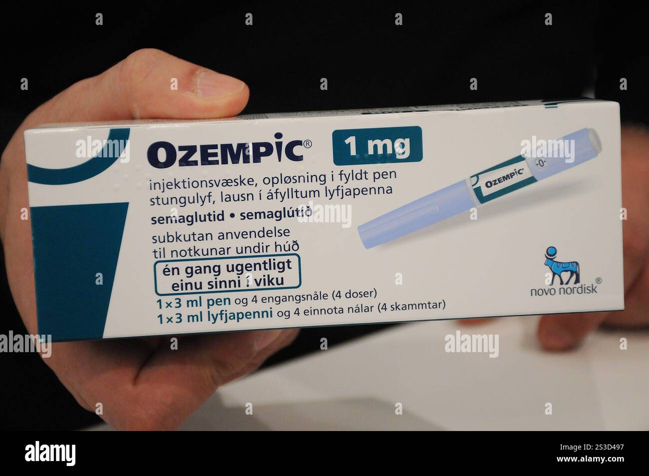 Gladsaxe /Copenhagen/ Denmark/09 JANUARY 2025/Ozempic medicine from ...