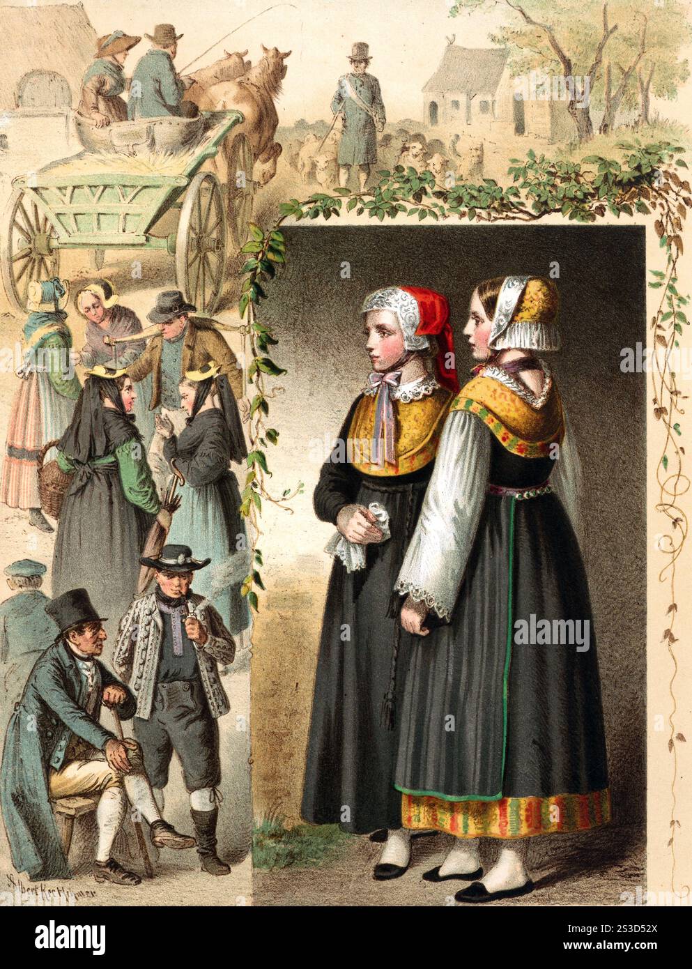 Mecklenburg traditional costume hi-res stock photography and images - Alamy