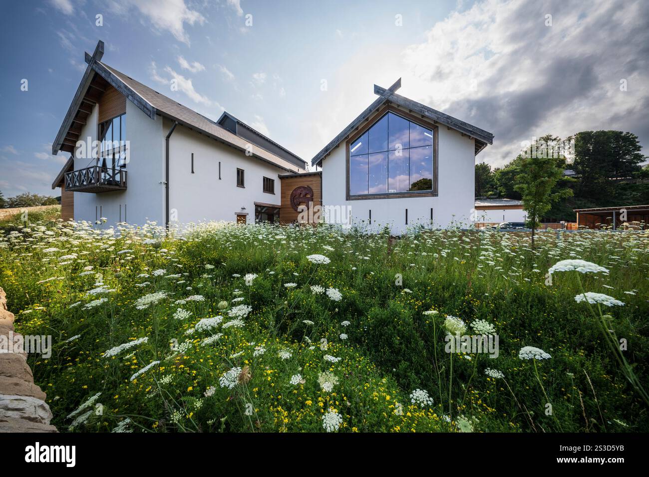 The visitor centre reception and shop, Ad Gefrin historical museum ...