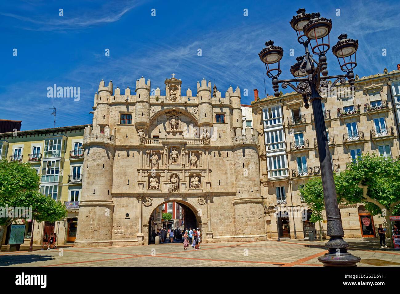 Arco de Santa Maria, St. Mary's Arch, one of the entrances to Santa ...