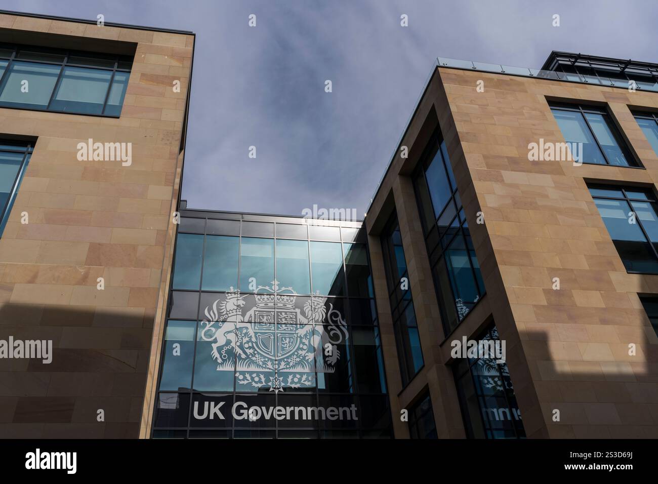 Edinburgh, Scotland's cultural capital - UK Government offices Stock ...