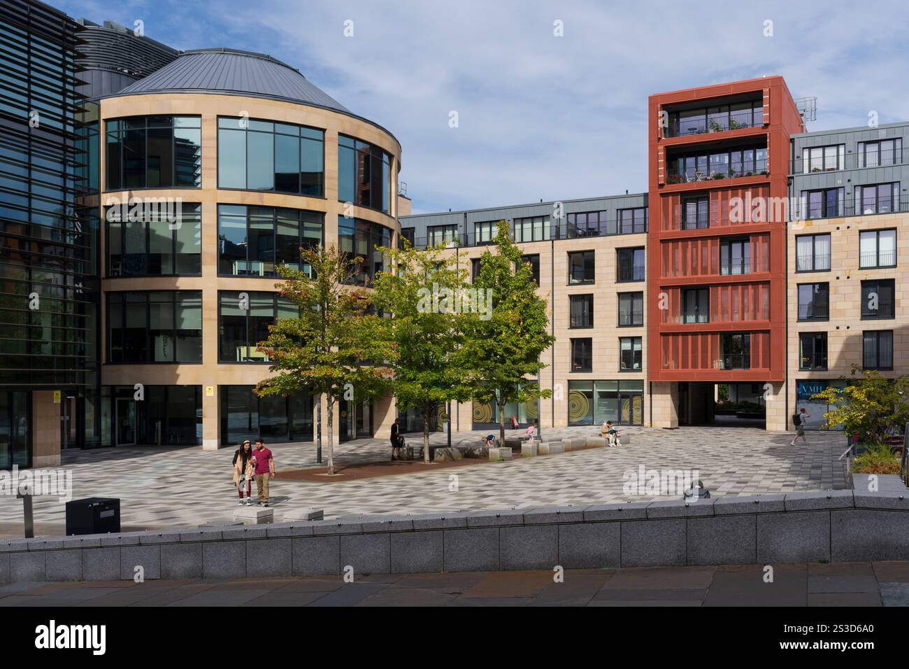 Edinburgh, Scotland's cultural capital - Sibbald Walk, new development ...