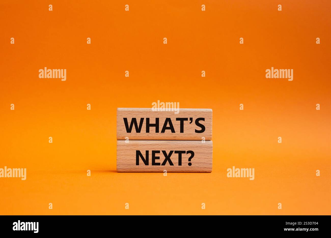 What is next symbol. Concept word What is next on wooden blocks ...