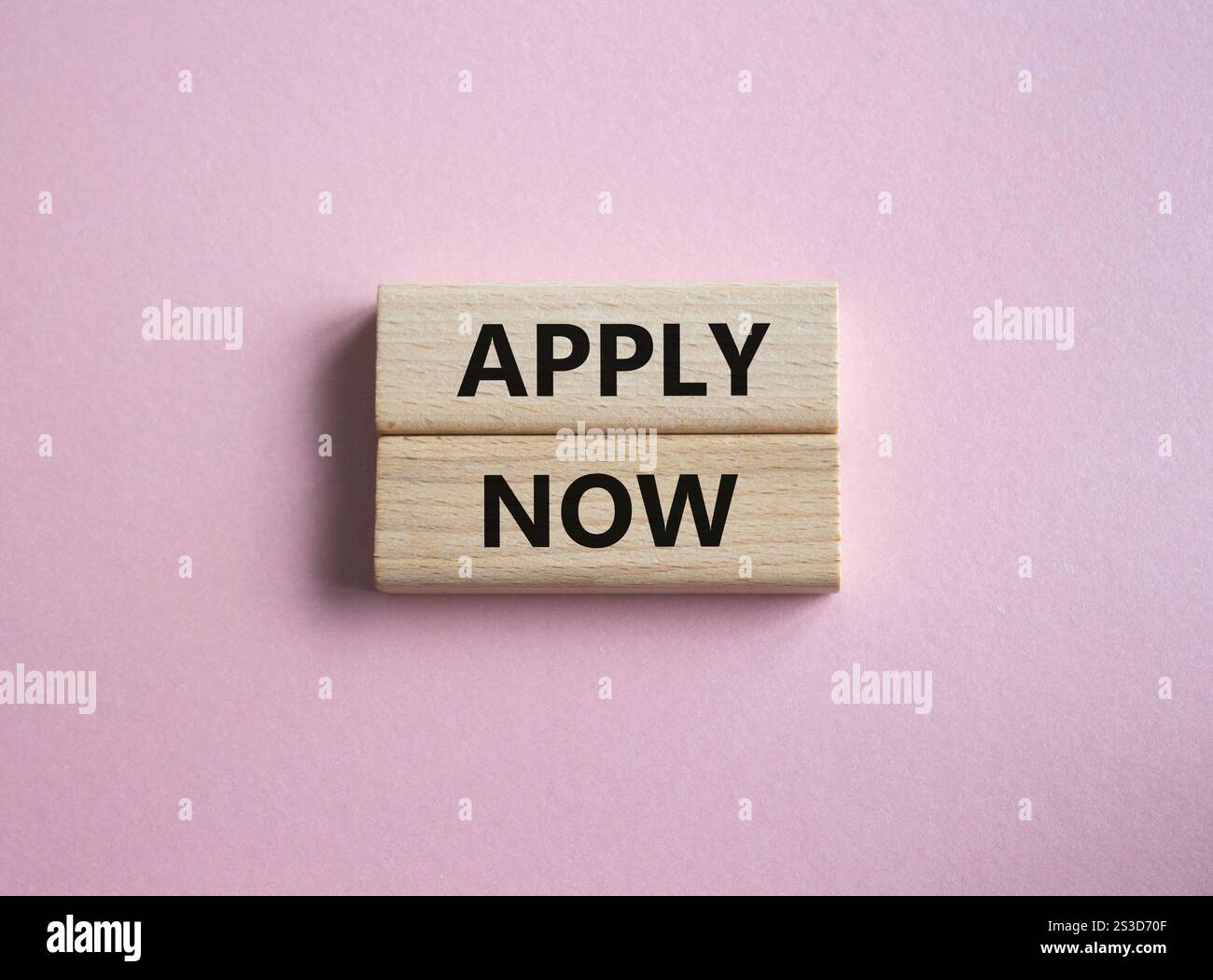 Apply now symbol. Concept word Apply now on wooden blocks. Beautiful ...