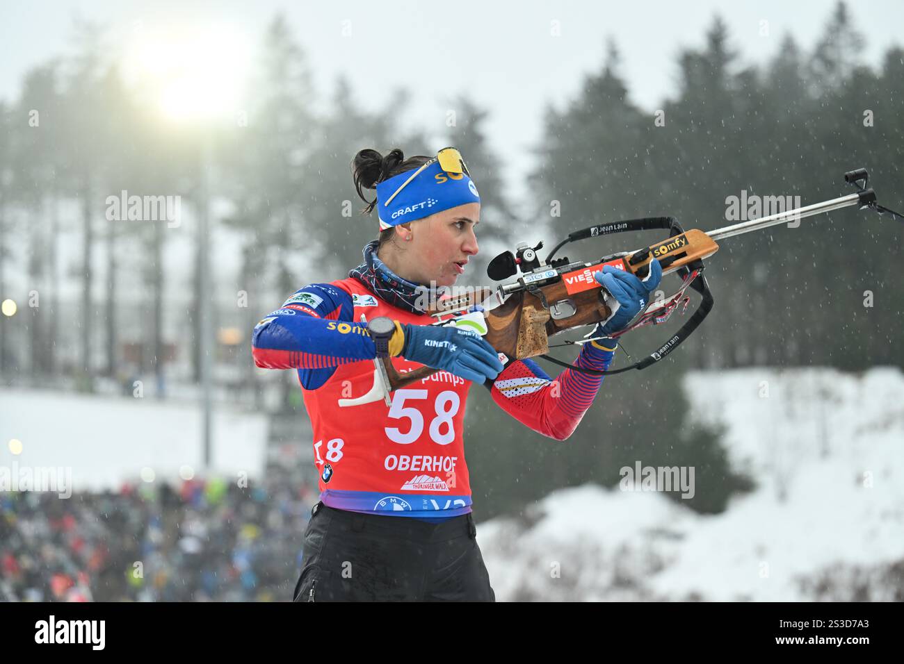Oberhof, Germany. 09th Jan, 2025. Biathlon: World Cup, sprint 7.5 km ...