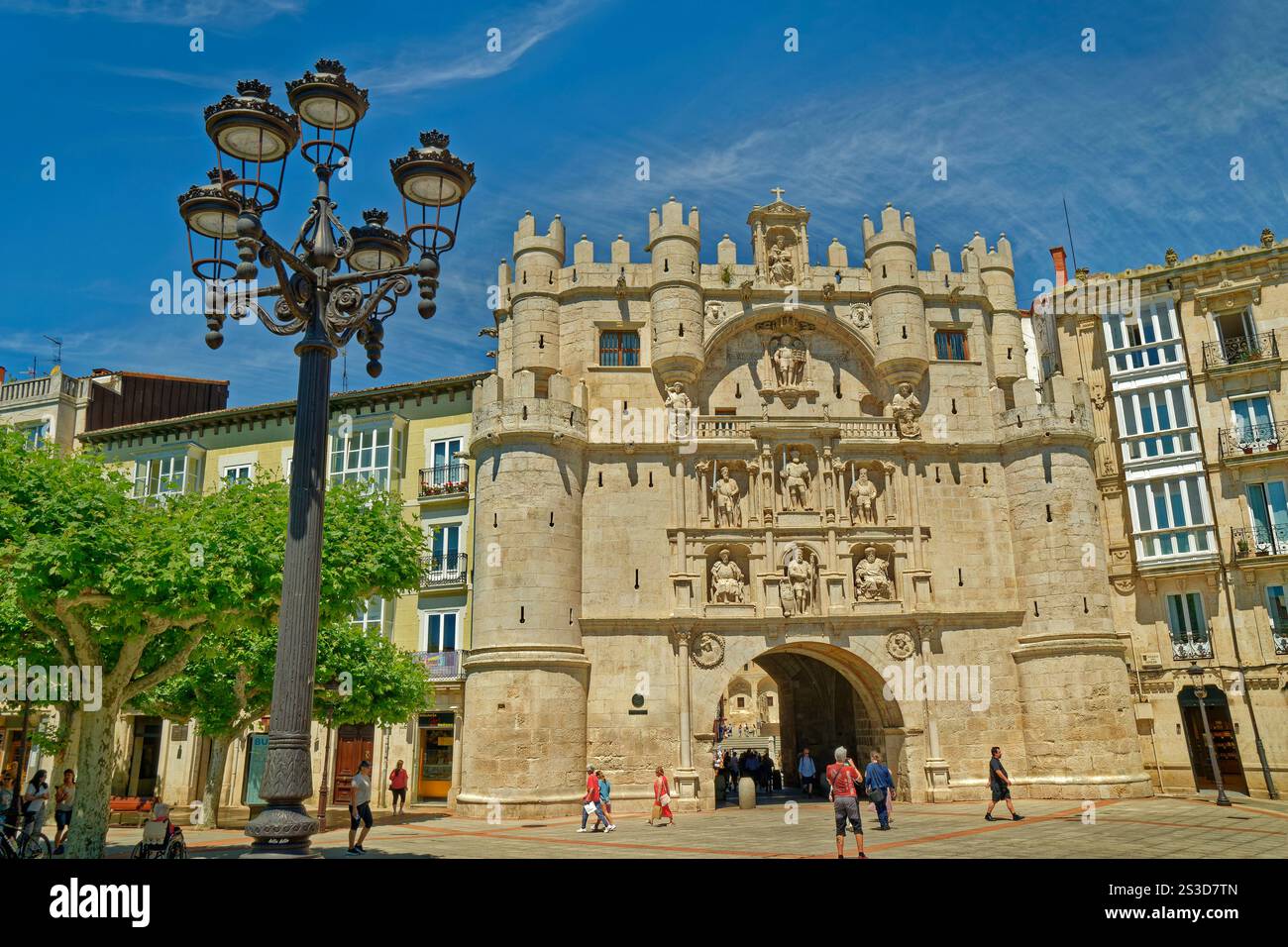 Arco de Santa Maria, St. Mary's Arch, one of the entrances to Santa ...