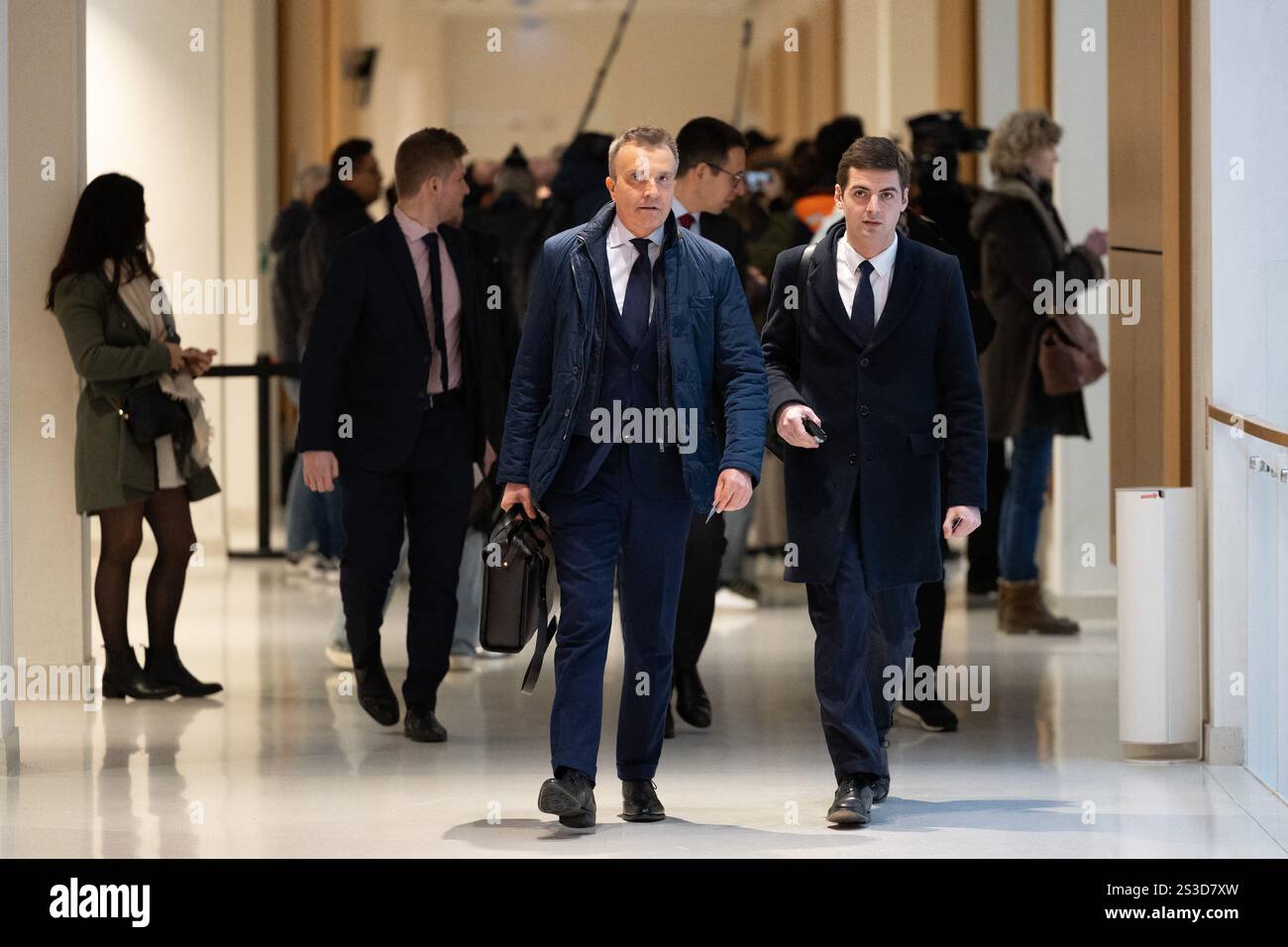 Paris, France. 09th Jan, 2025. Sarkozy's Lawyer Christophe Ingrain ...