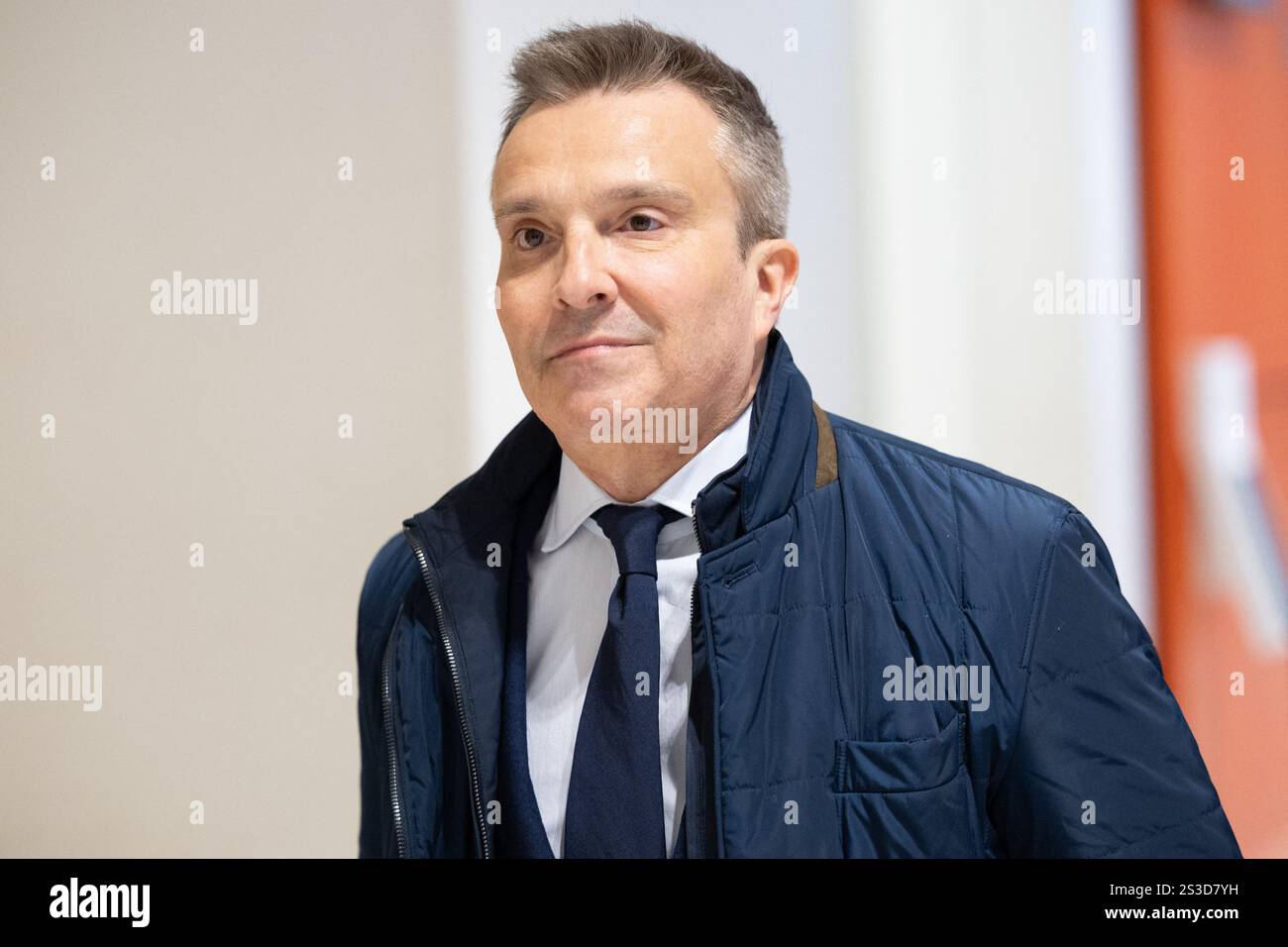 Paris, France. 09th Jan, 2025. Sarkozy's Lawyer Christophe Ingrain ...