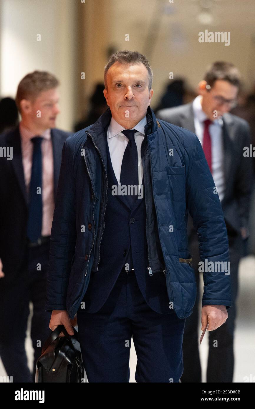 Paris, France. 09th Jan, 2025. Sarkozy's Lawyer Christophe Ingrain ...