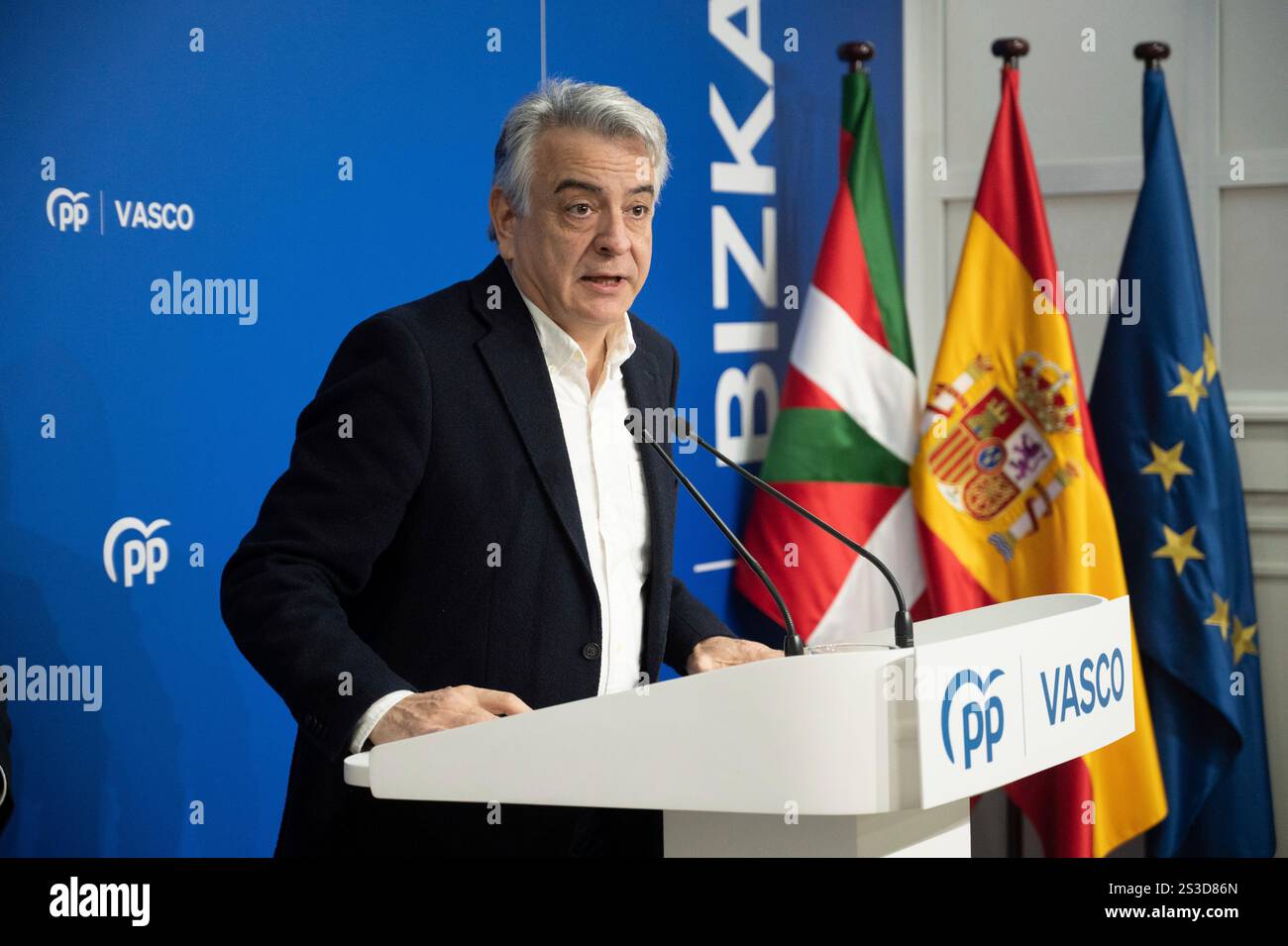 The president of the Popular Party of the Basque Country, Javier de ...