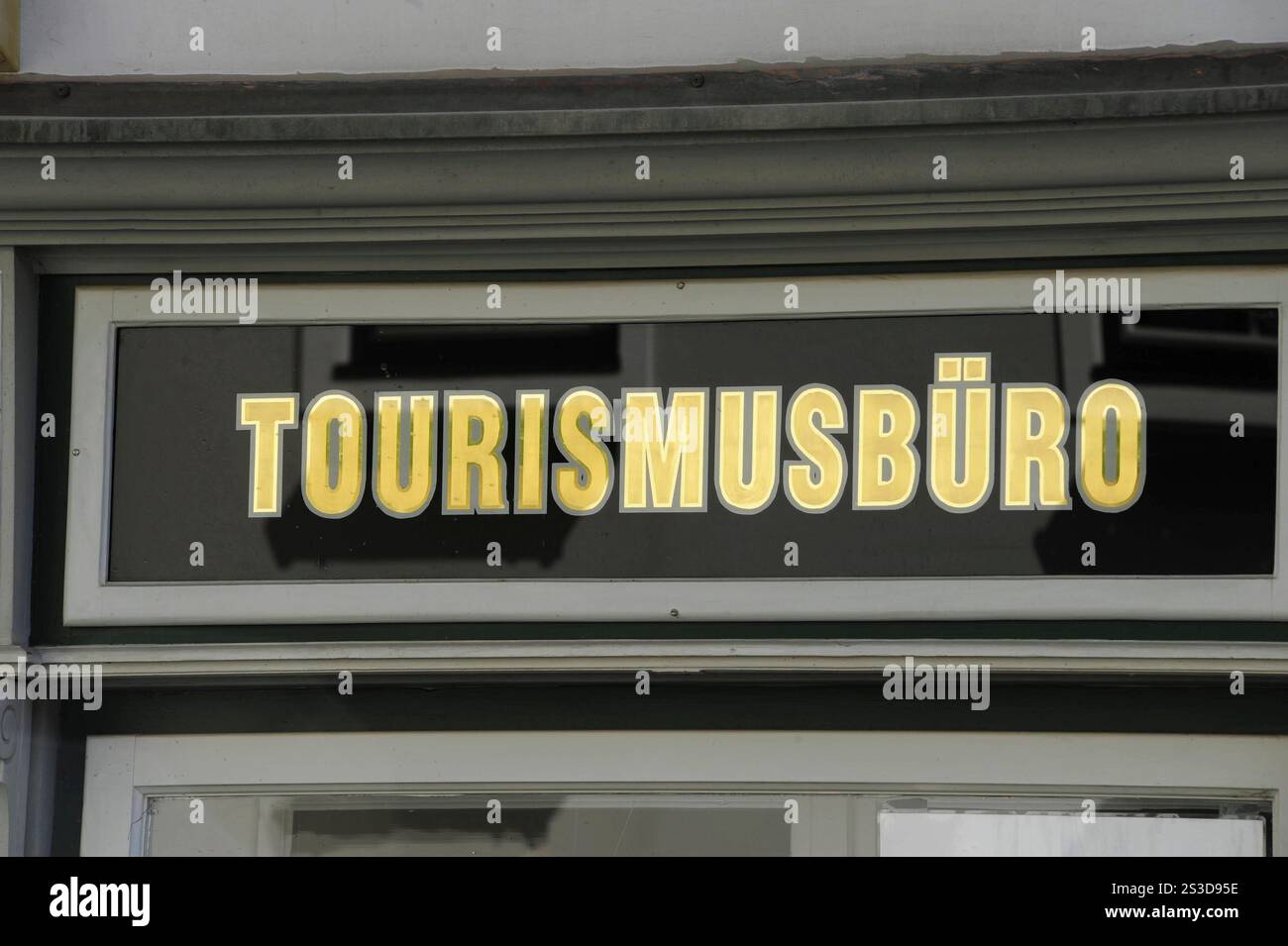 a tourist information sign or symbol at a visitor center a tourist ...