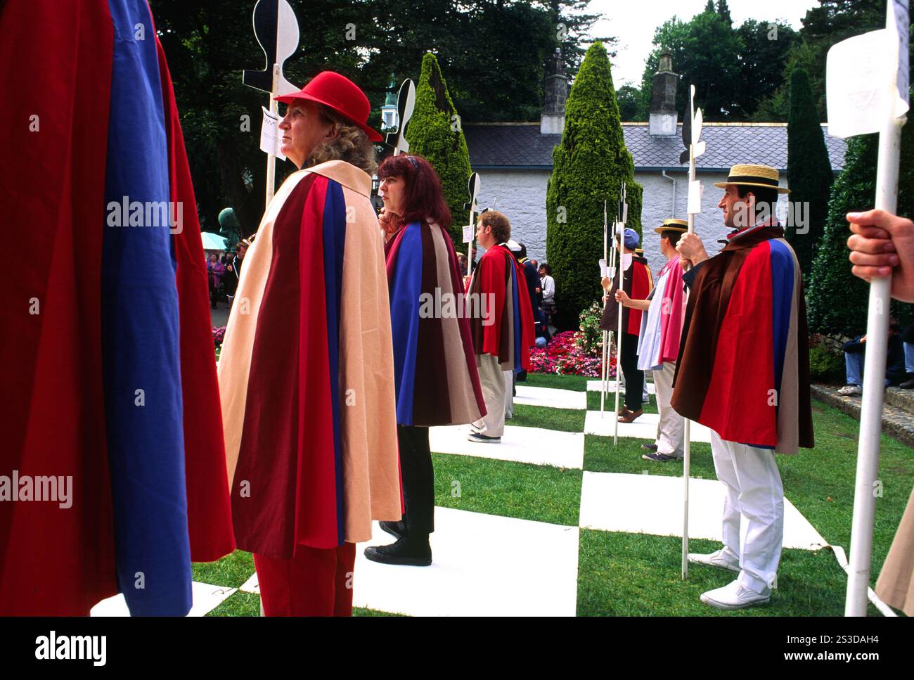 WALES. SNOWDONIA. THE PORTMEIRION VILLAGE HAS BEEN BUILT BETWEEN 1925 ...