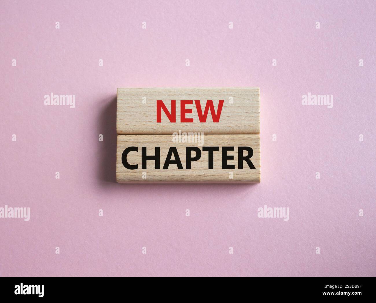 New Chapter symbol. Concept word New Chapter on wooden blocks ...