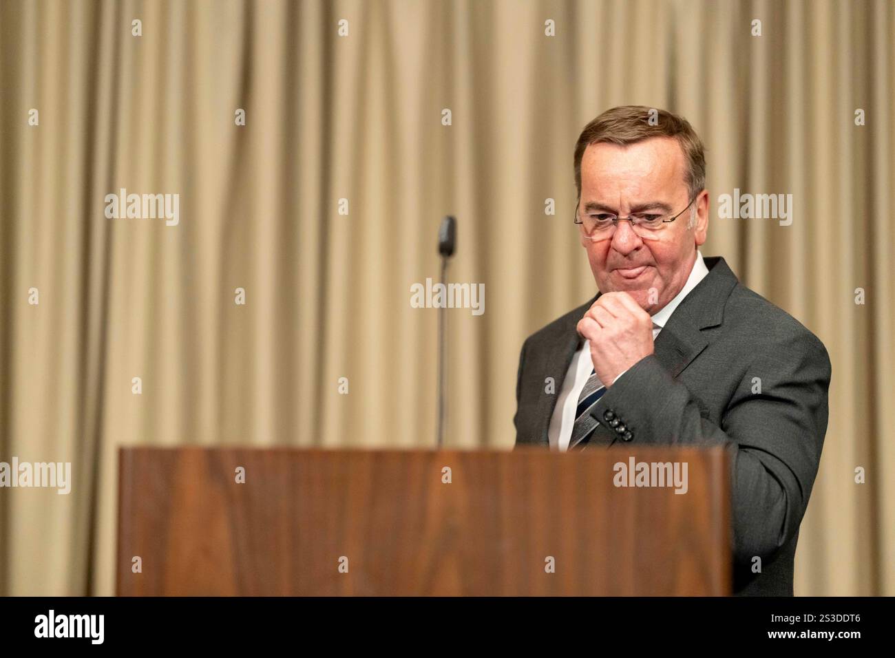 Press conference with BORIS PISTORIUS, German Minister of Defense at ...