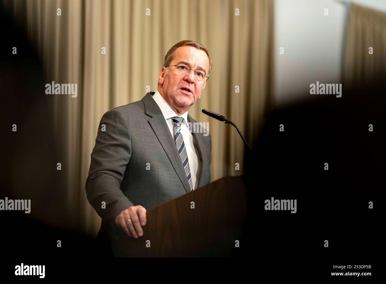 Press conference with BORIS PISTORIUS, German Minister of Defense at ...