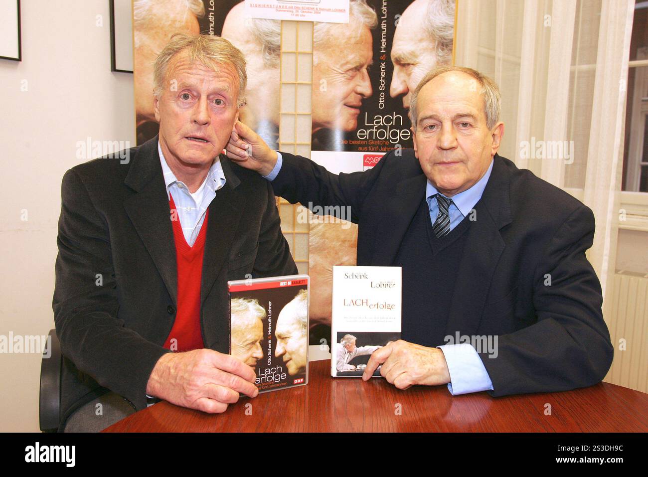 Otto Schenk und Helmut Lohner Buch- und CD-Präsentation LACHERFOLGE ...