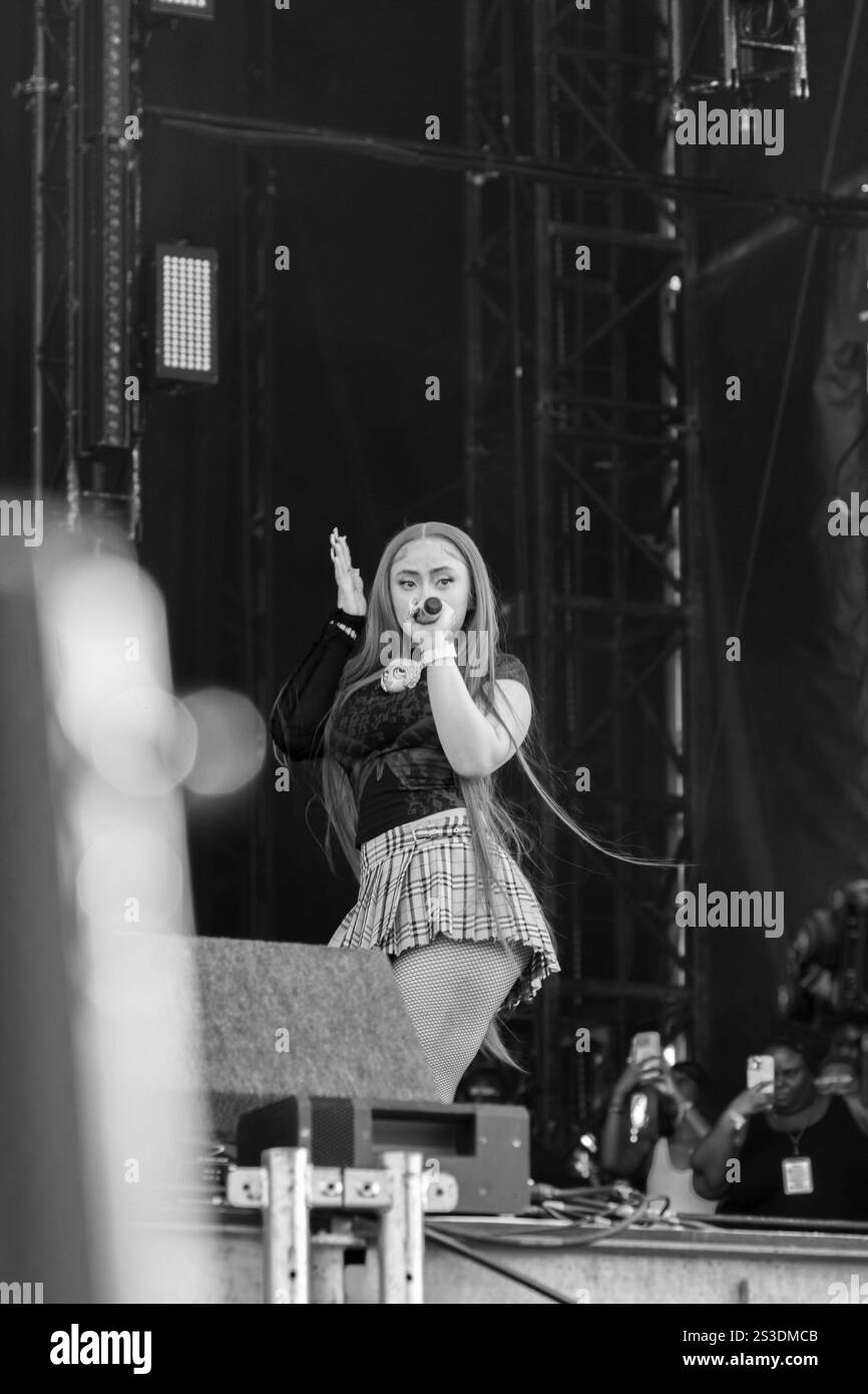 Ice spice performs Black and White Stock Photos & Images - Alamy