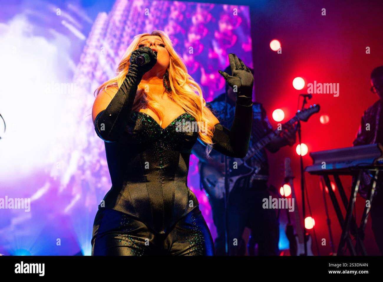 London, UK - July 28th, 2023: Bebe Rexha performing live at the O2 ...