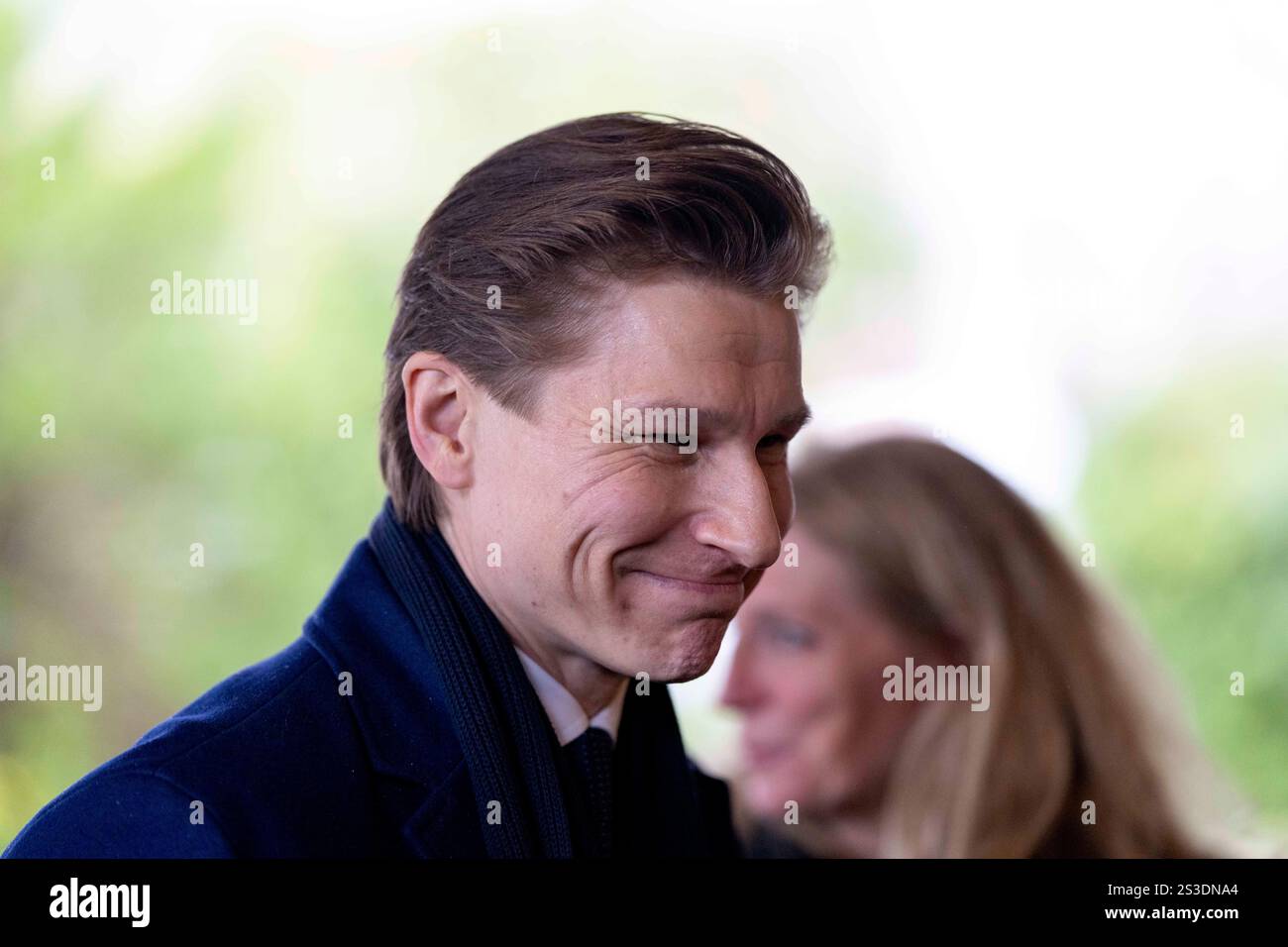 Arrival of ANTTI HAEKKAENEN, Swedish Minister of Defense at Ukraine ...