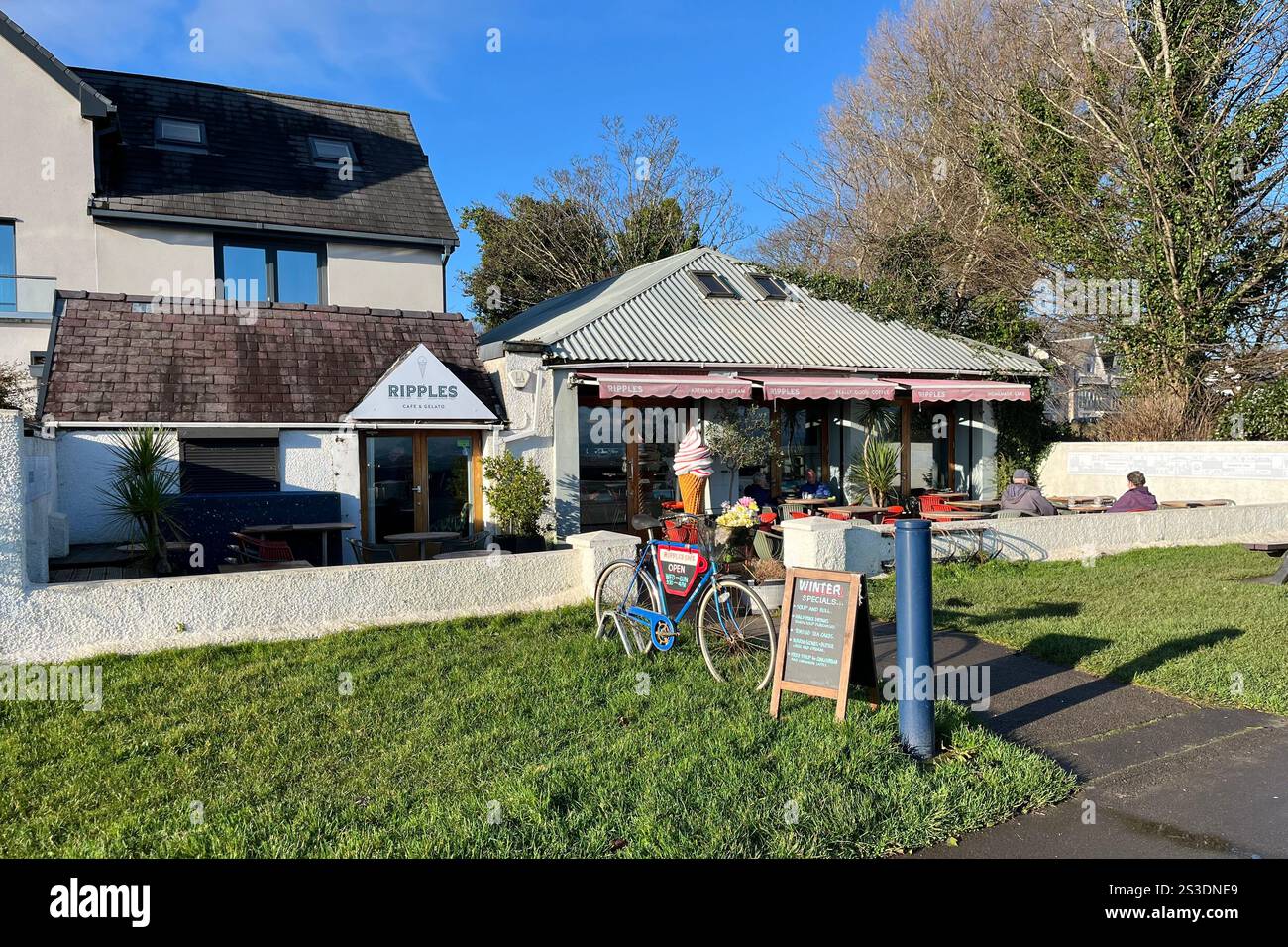 Ripples ice cream parlour and cafe mumbles hi-res stock photography and ...