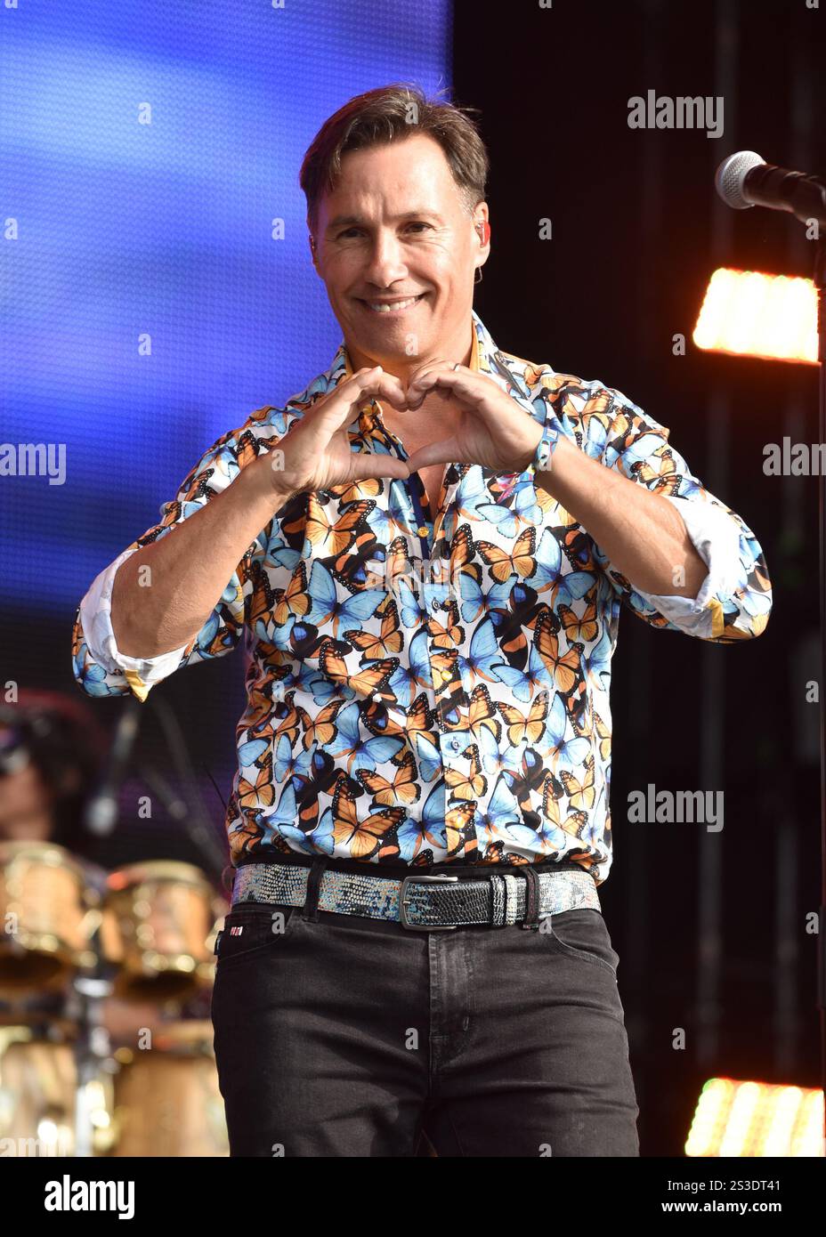 Brother Beyond - Nathan Moore performing at Rewind South 2023, at Temple Island Meadows, Henley ...