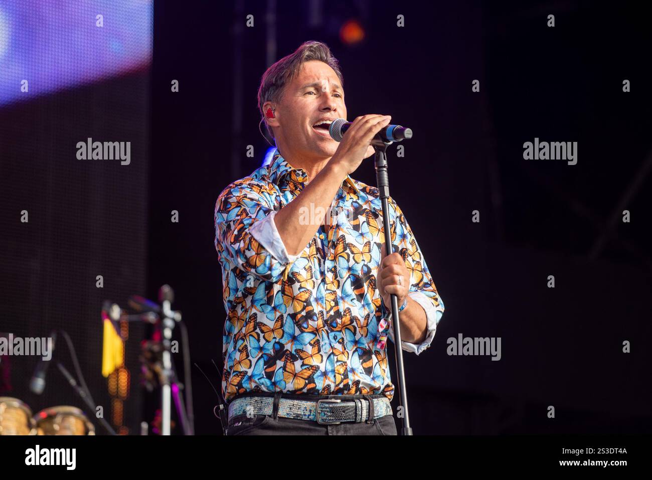 Brother Beyond - Nathan Moore performing at Rewind South 2023, at ...