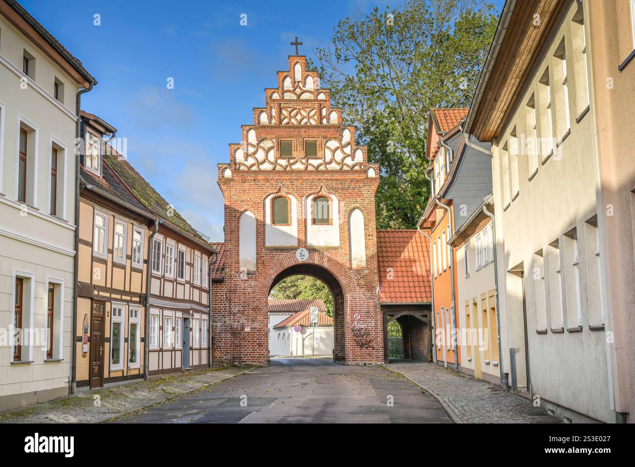 Stadttor Steintor, Steintorstraße, Altstadt, Salzwedel, Sachsen-Anhalt ...
