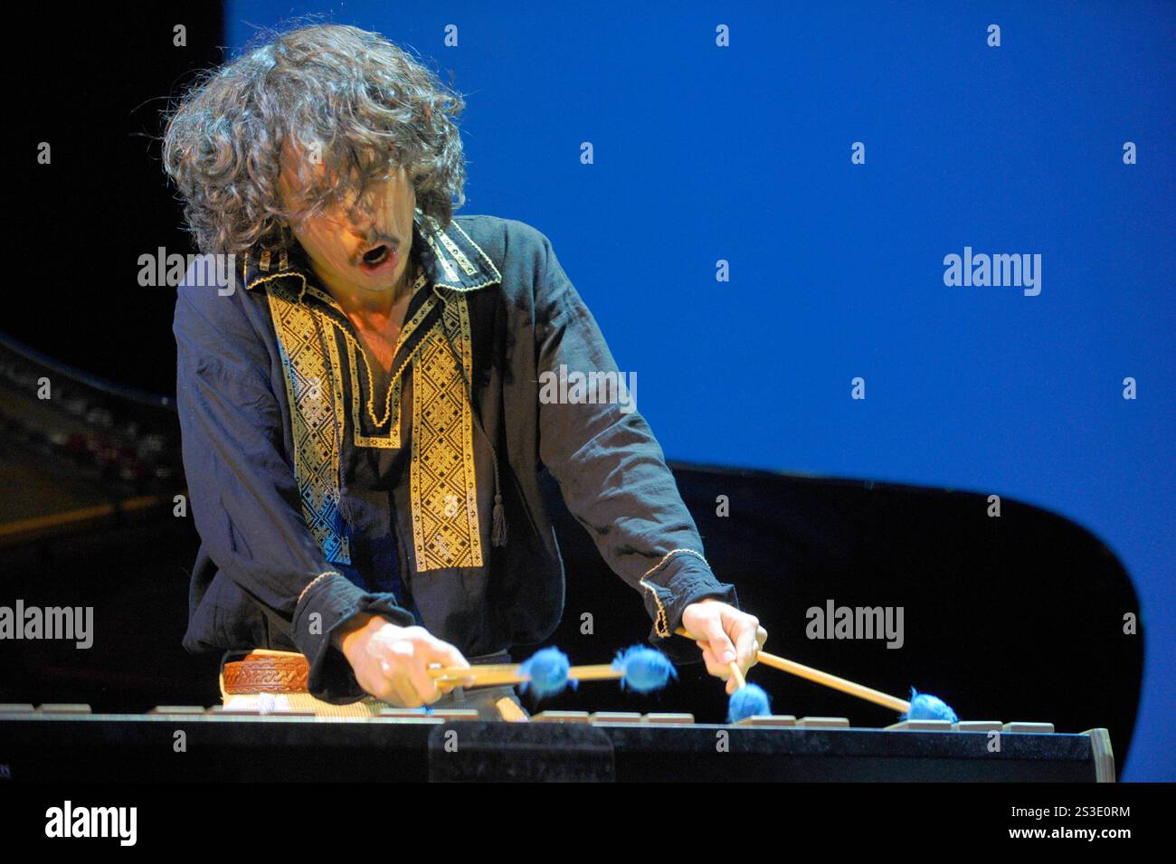 Der spanische Jazz-Vibraphonist Andres Coll beim Internationalen ...