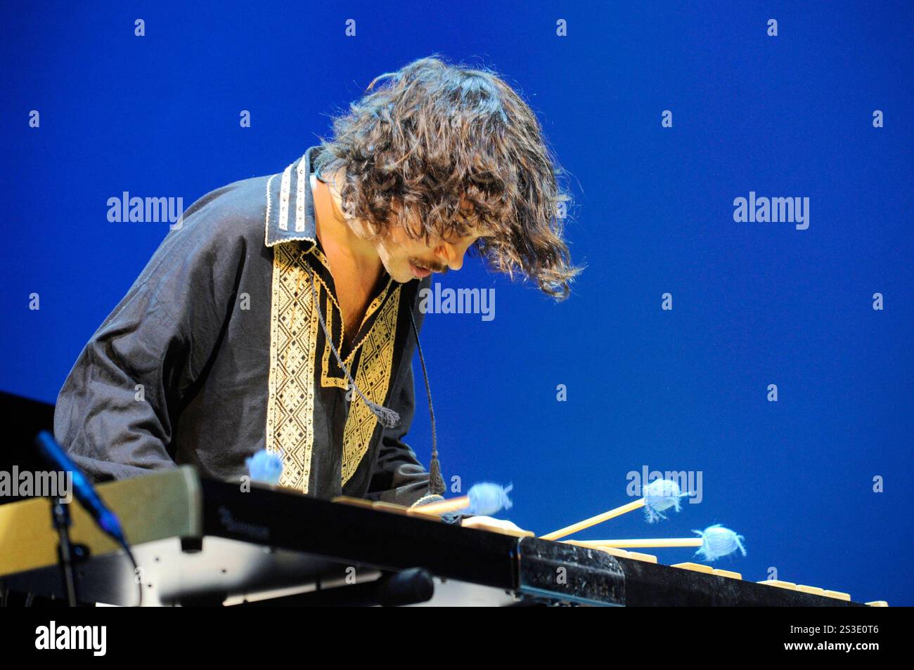 Der spanische Jazz-Vibraphonist Andres Coll beim Internationalen ...