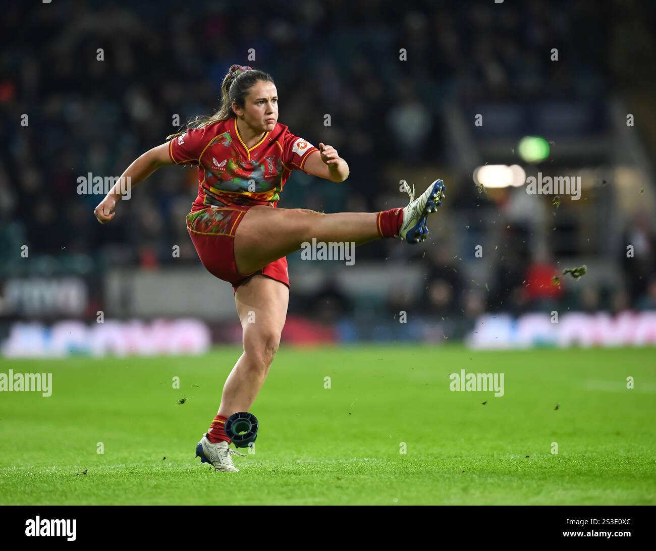 Connie Powell of Harlequins in action during the Premiership Women's ...
