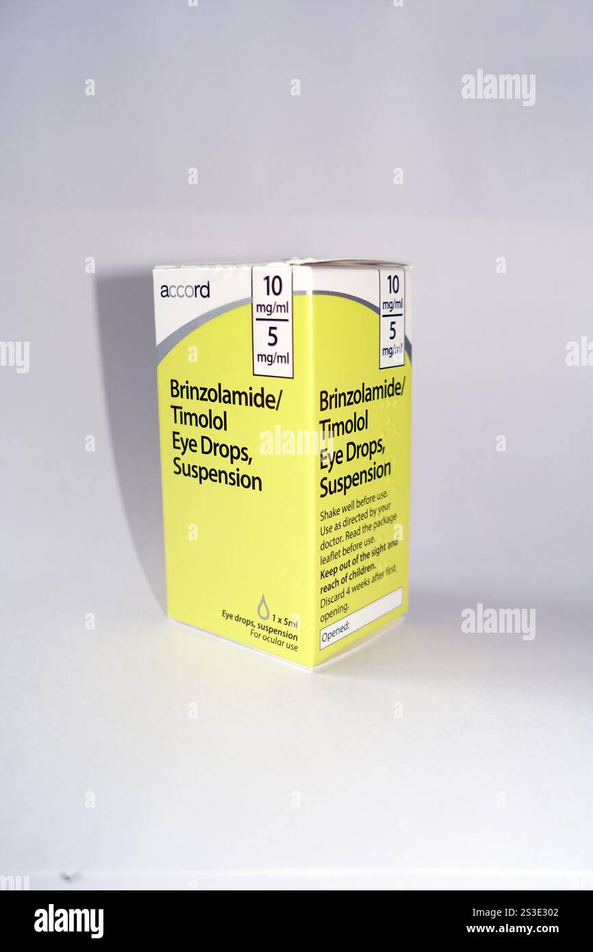 Box & Bottle of Brinzolamide/Timolol 10mg/ml + 5mg/ml Eye Drop Solution ...
