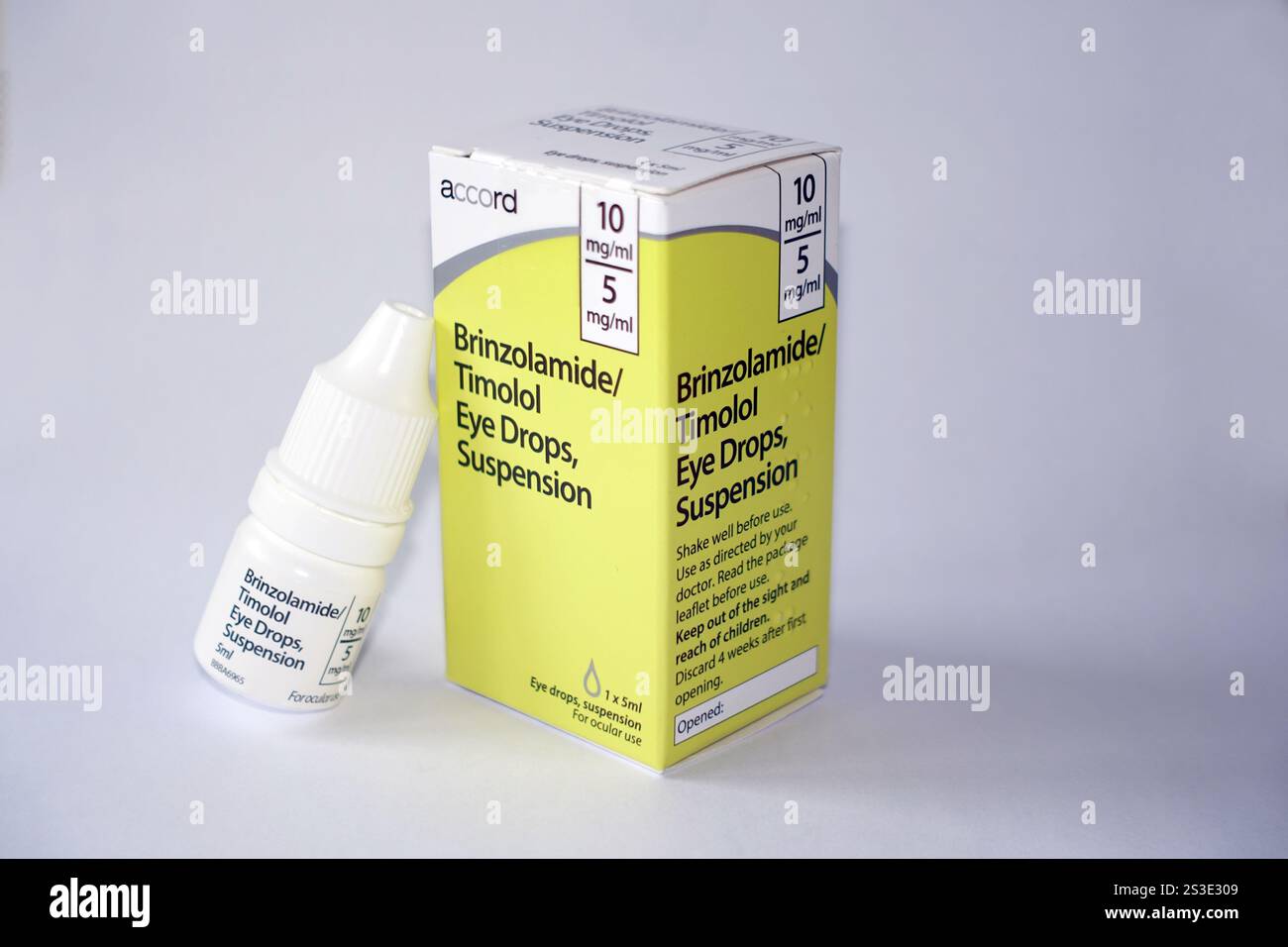 Box & Bottle of Brinzolamide/Timolol 10mg/ml + 5mg/ml Eye Drop Solution ...