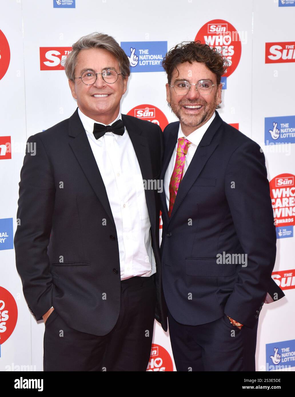 Stephen Lustig-Webb and Daniel Lustig-Webb attends The Sun Who Cares ...