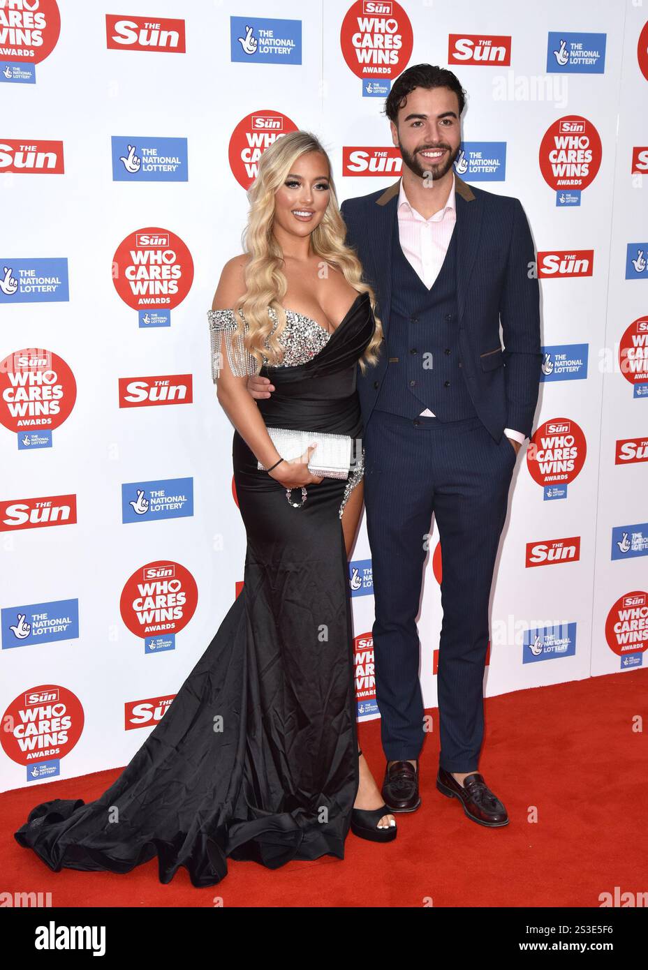 Jess Harding and Sammy Root attends The Sun Who Cares Wins Awards at ...